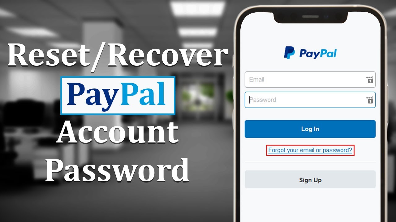 How To Recover PayPal Account | Reset PayPal Account Password 2021 ...
