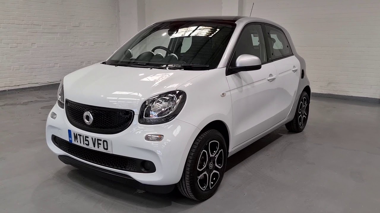 Smart forfour 0.9 panoramic roof - YouTube
