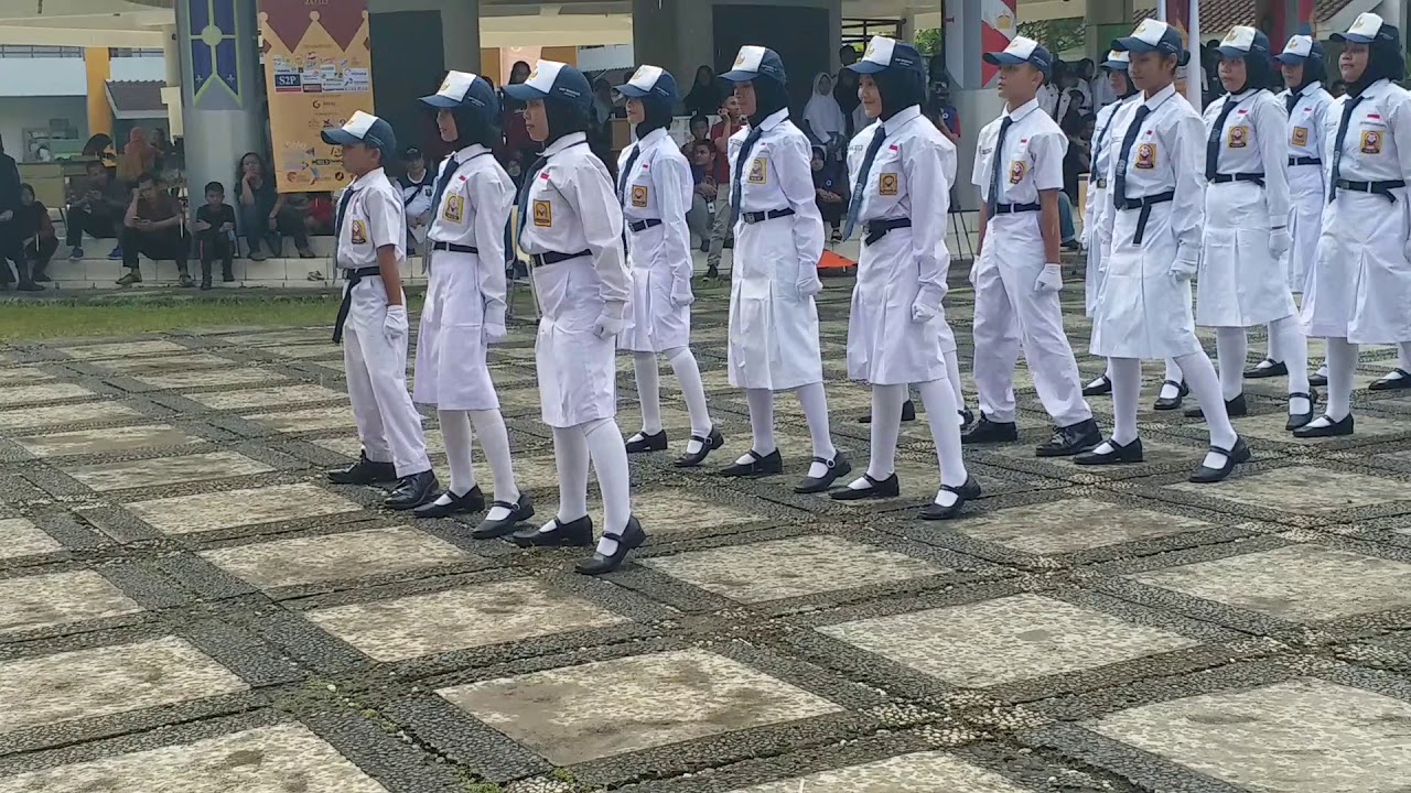 PASKIBRA SMPN 222 JKT, TIM B @ SMAN UNGGULAN M.H. THAMRIN - YouTube