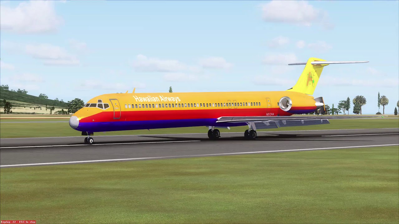 FSX MD-83 -79FPM - YouTube
