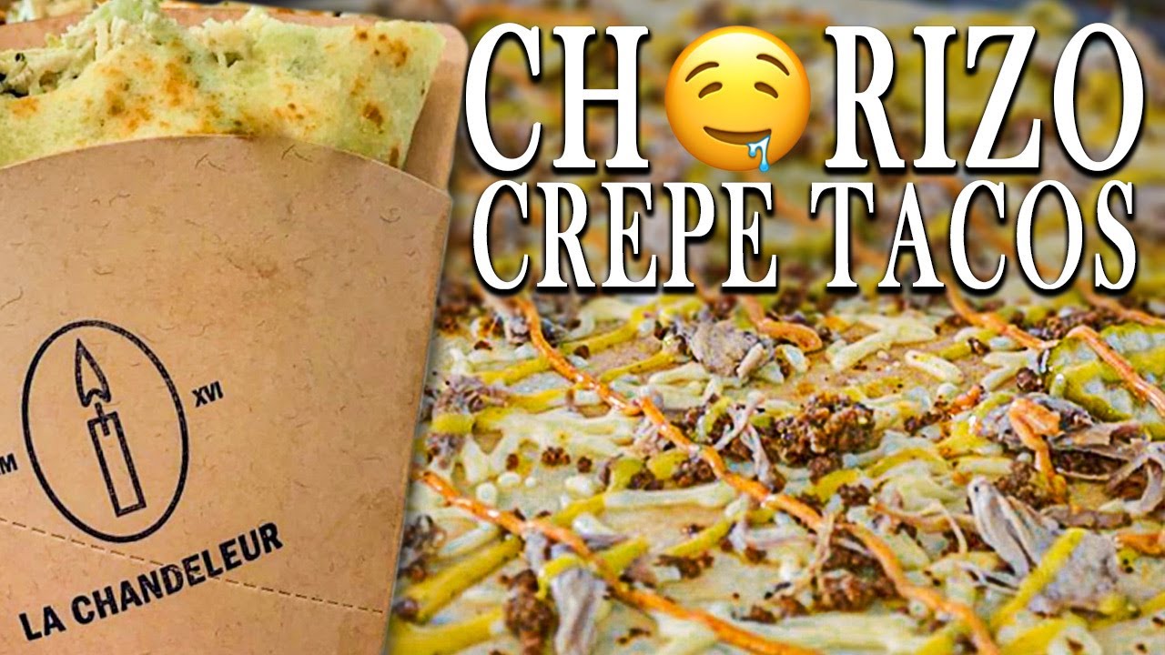 Chorizo Crepe Tacos | Sweet and Savory Crepes - YouTube