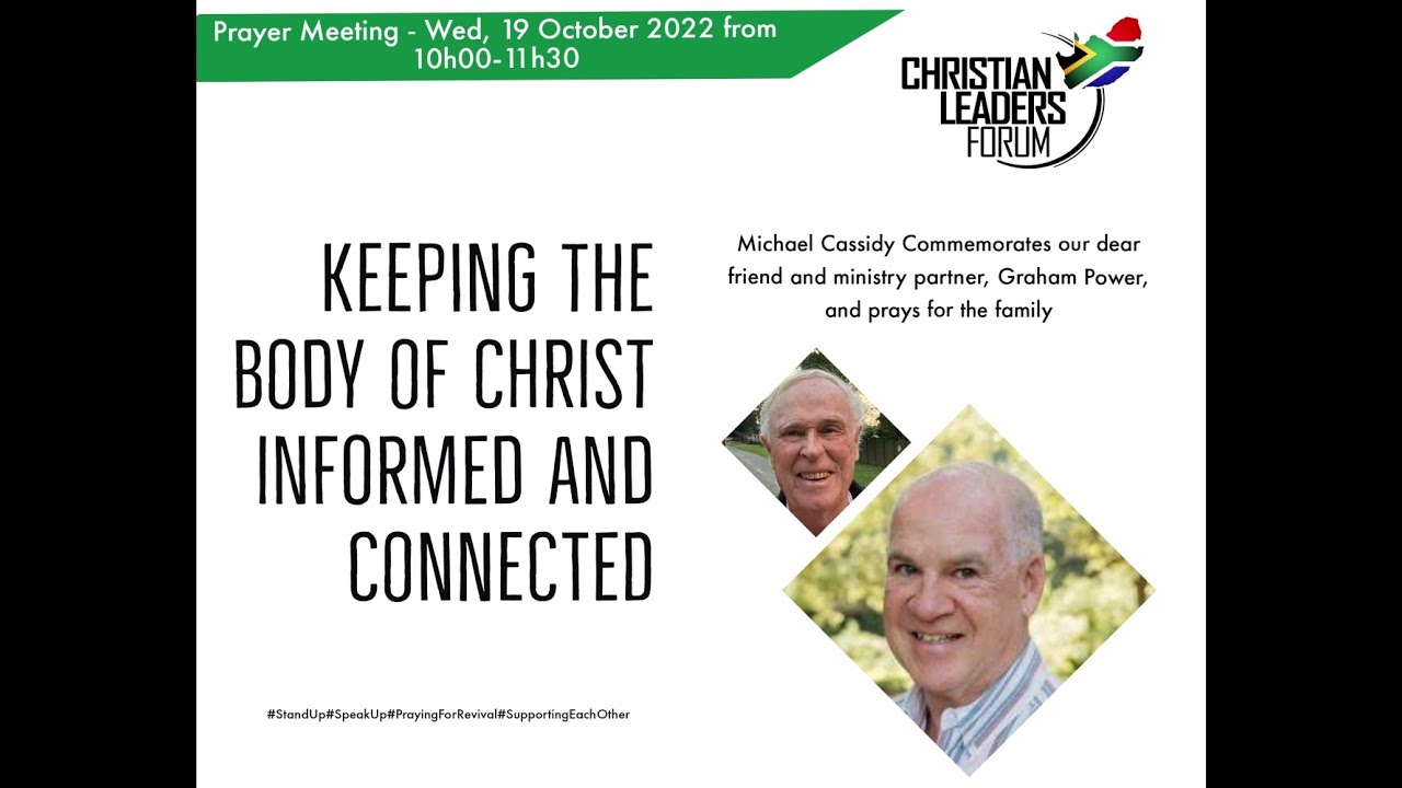 Tribute to Graham Power by Michael Cassidy - CLF Payer Meeting 19 Oct ...