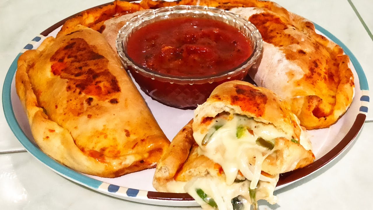 Calzone Italiano (dos recetas) - YouTube