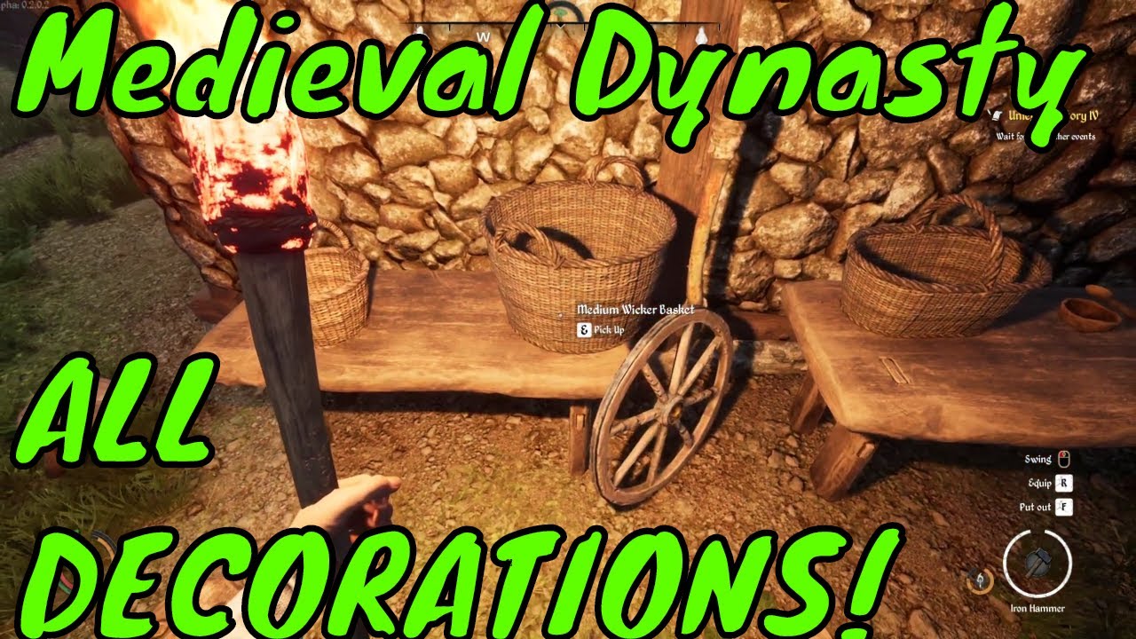 Medieval Dynasty All Decorations and Vanity Items!! - YouTube