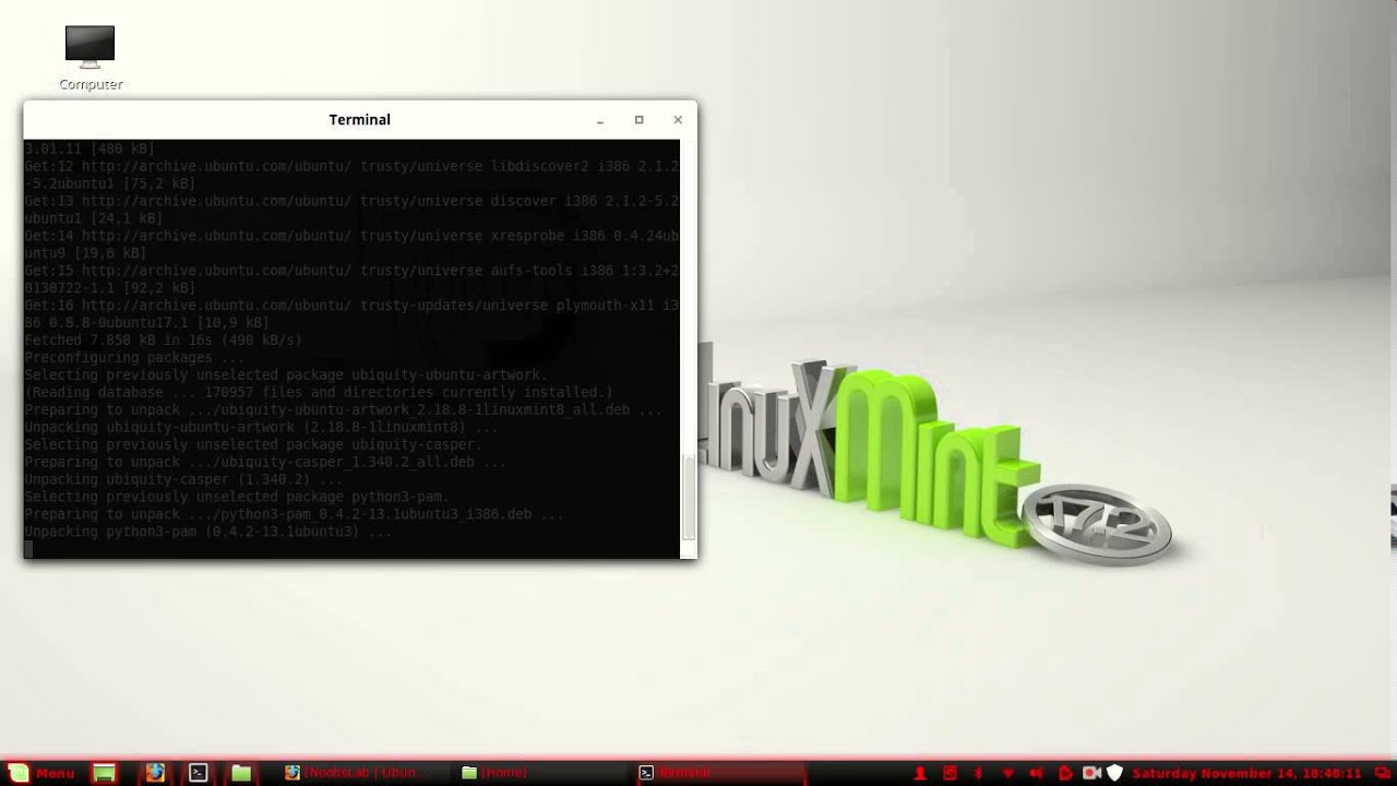 CARA MUDAH INSTALL PINGUY BUILDER DI LINUXMINT 17.1 - YouTube