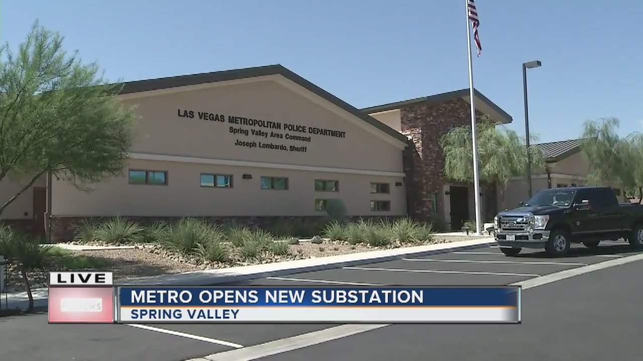 LVMPD opens new substation - YouTube