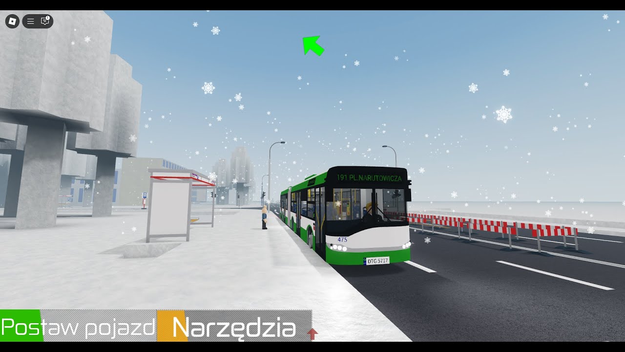 Roblox DTG2: Autobus 191 Kier. Pl. Narutowicza / Solaris Urbino 18 III ...