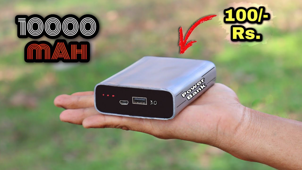 How to Make 10000 mAh Power Bank Using PVC PIPE - LONG LIFE Power Bank ...