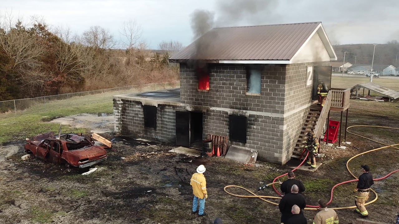 Burn Box, Firefighter Training - YouTube