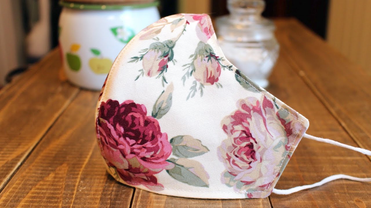 5 MINUTES ️Simple 3D mask DIY at home - Best fitted mask tutorial - YouTube