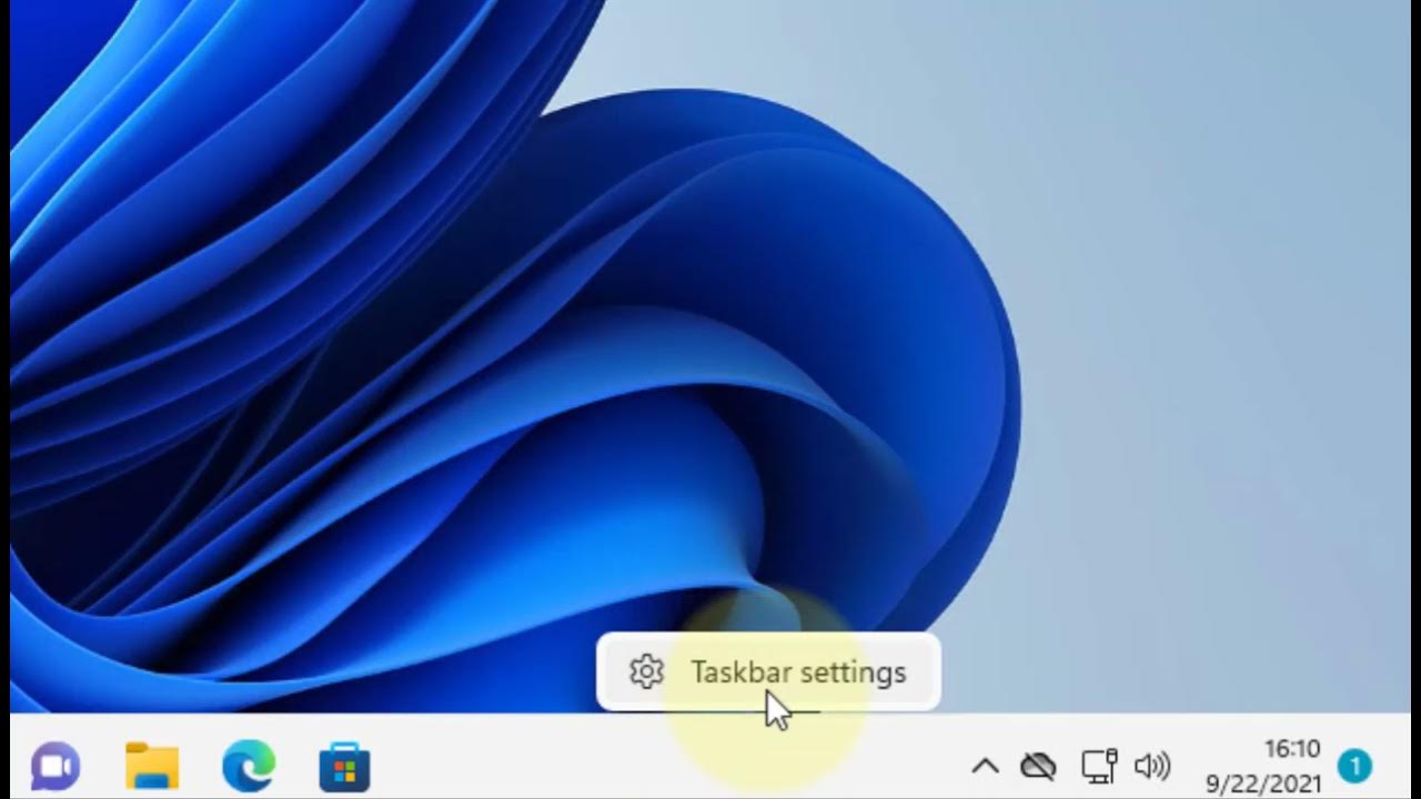 How to hide task view button from windows 11 Taskbar - YouTube