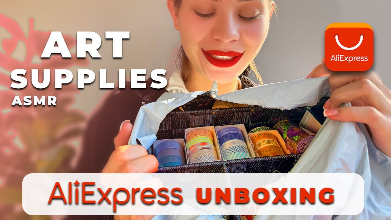 Art Supplies.Unboxing AliExpress ASMR - YouTube