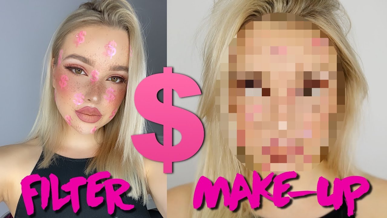 INSTAGRAM FILTER make-up tutorial | HALLOWEEN - YouTube