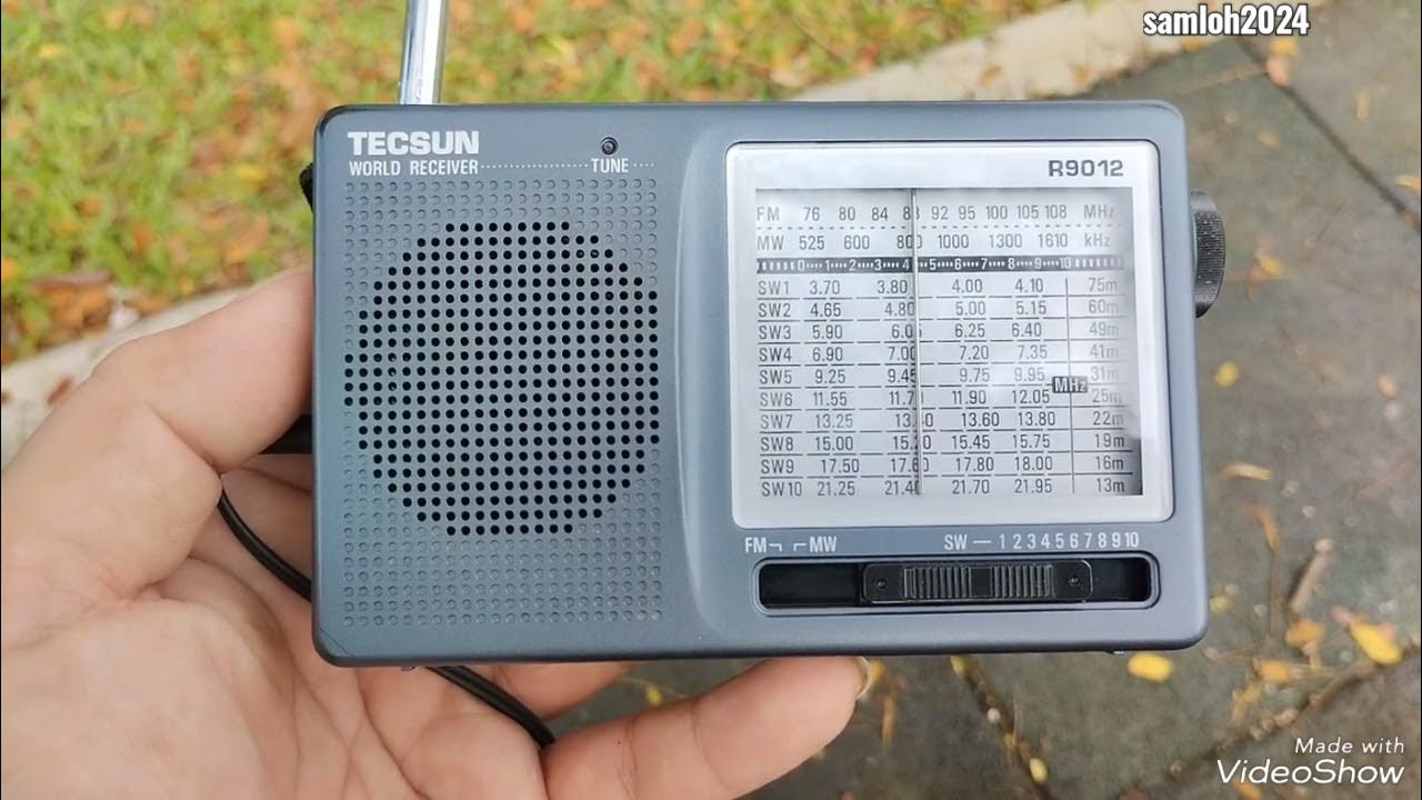 Tecsun R-9012 shortwave listening 15Feb2024 - YouTube