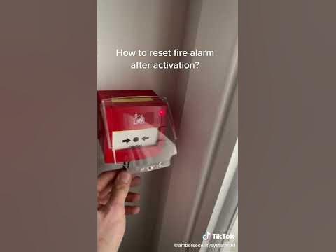 how to reset fire alarm after activating it - YouTube