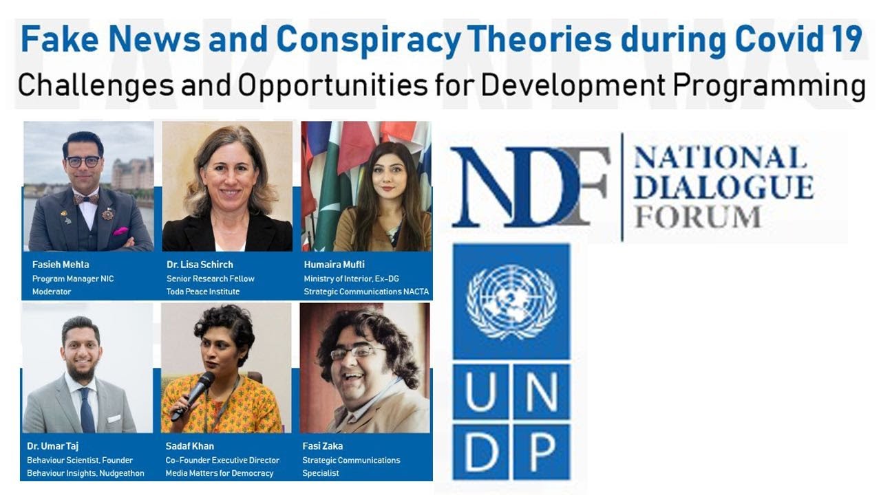 NDF & UNDP Webinar on Fake News and Conspiracy Theories During Covid-19 - YouTube