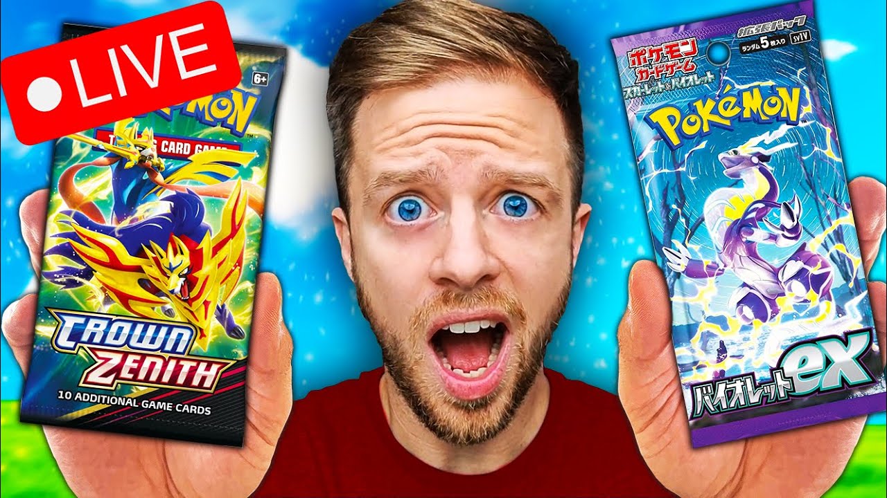 Live Pokémon Cards Opening & Giveaway! - YouTube