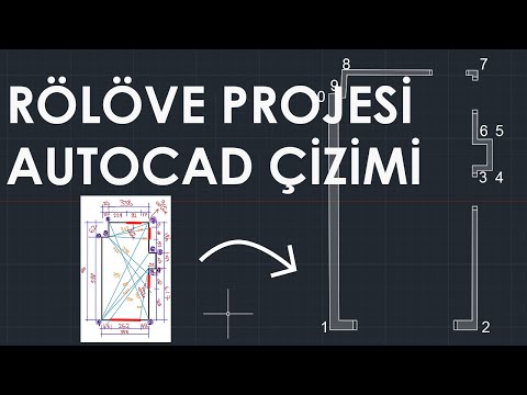 AUTOCAD RÖLÖVE PROJESİ ÇİZİMİ - Rölöve Çalışması Örneği