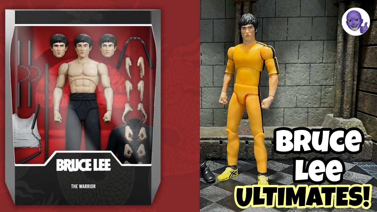 Super7 ULTIMATES! BRUCE LEE The Challenger & The Warrior (Wave 1 ...
