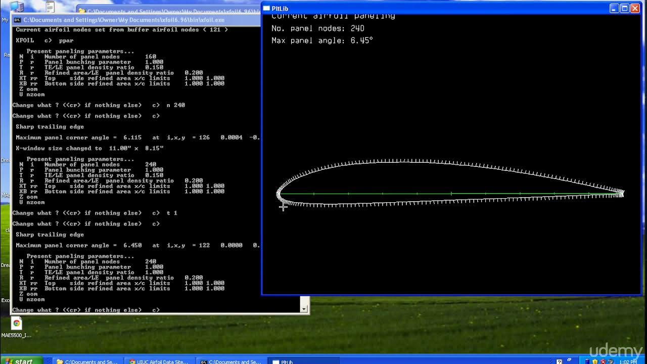 Fixed-Wing Drone Design . Airfoil Definition and Analysis . Basics of Using XFOIL - YouTube