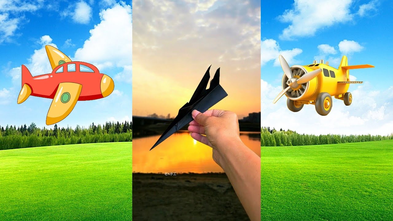 Review Super beautiful way to fold a plane like the video - YouTube