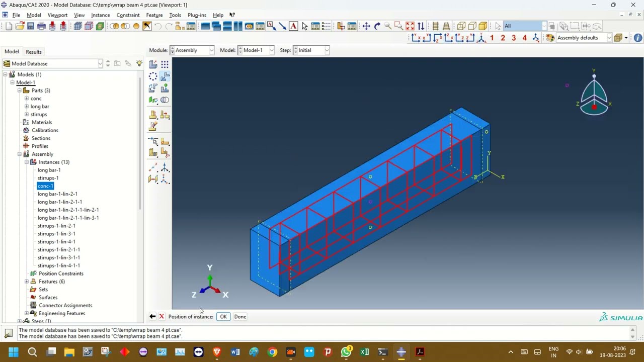 RC Beam Wrapping Modelling In ABAQUS YouTube RC Beam Wrapping Modelling In ABAQUS YouTube