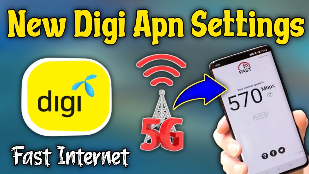 digi apn 4g settings fast internet 2024 for all networks - YouTube