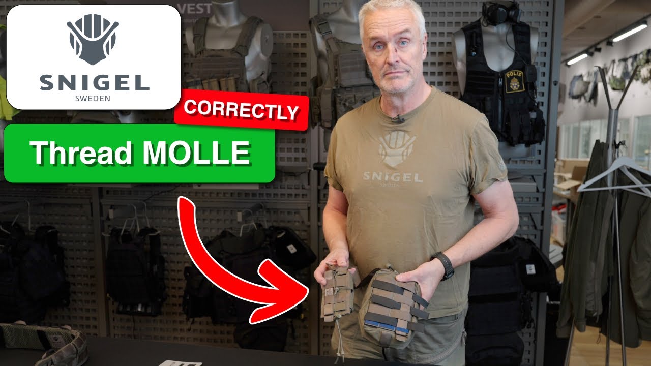 How to thread and attach MOLLE, CORRECTLY! - YouTube