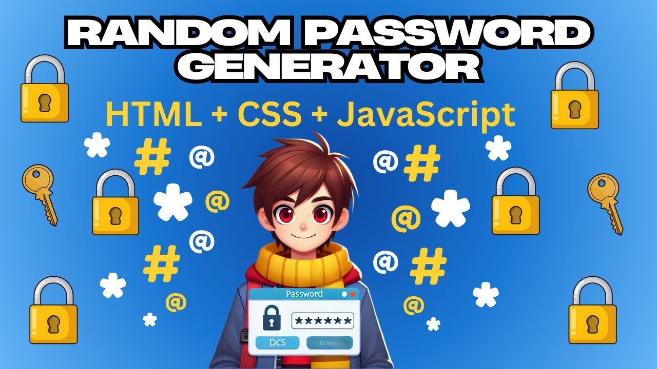 Random Password Generator Using Html Css And Javascript Secure And Easy 0090