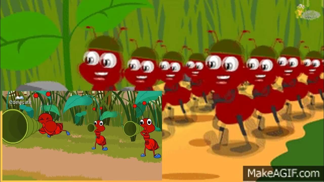 My First The Ants Go Marching Animation - YouTube