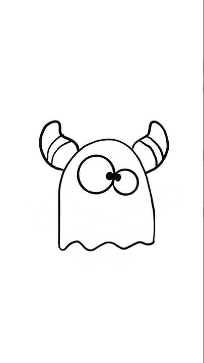 How to Draw Halloween Monster for Kids - YouTube