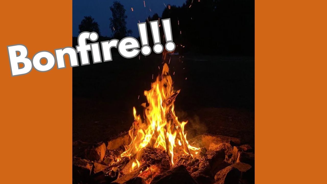 Enjoy A Full Hour Of A Crackling Bonfire - YouTube