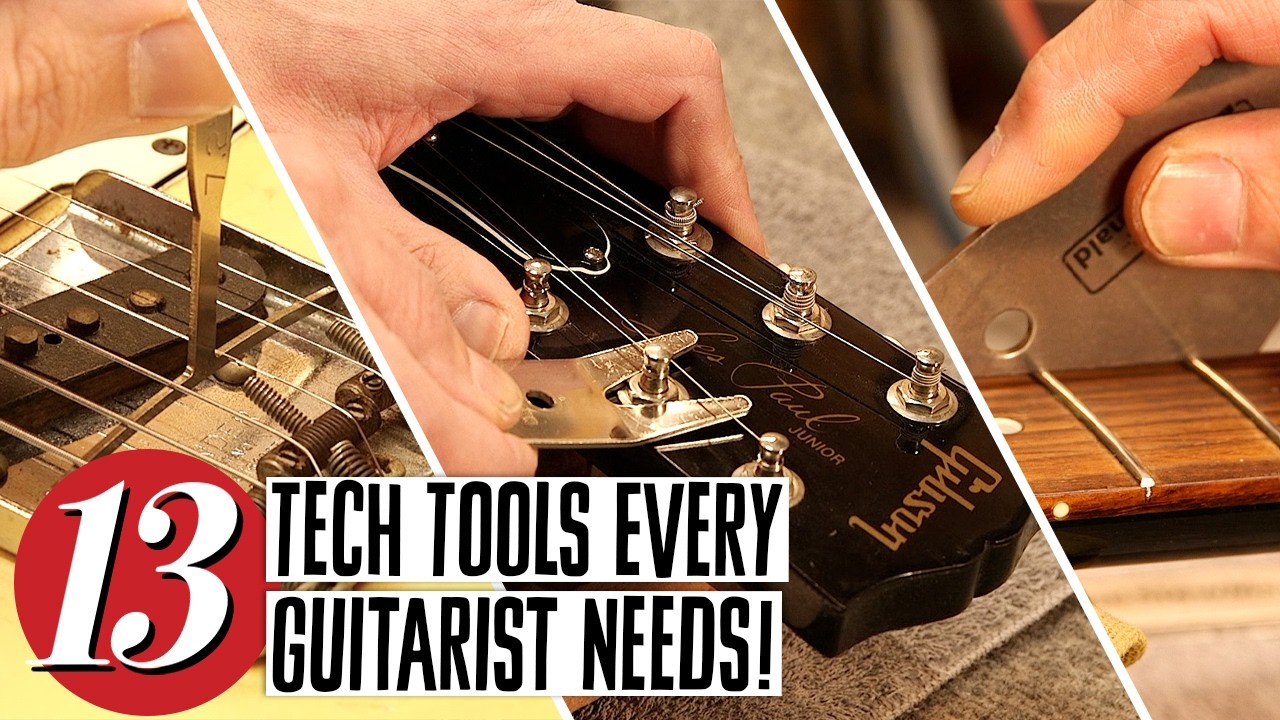 Do It Yourself Guitar Repair: Here's the Guitar Tech Tools You Need for ...