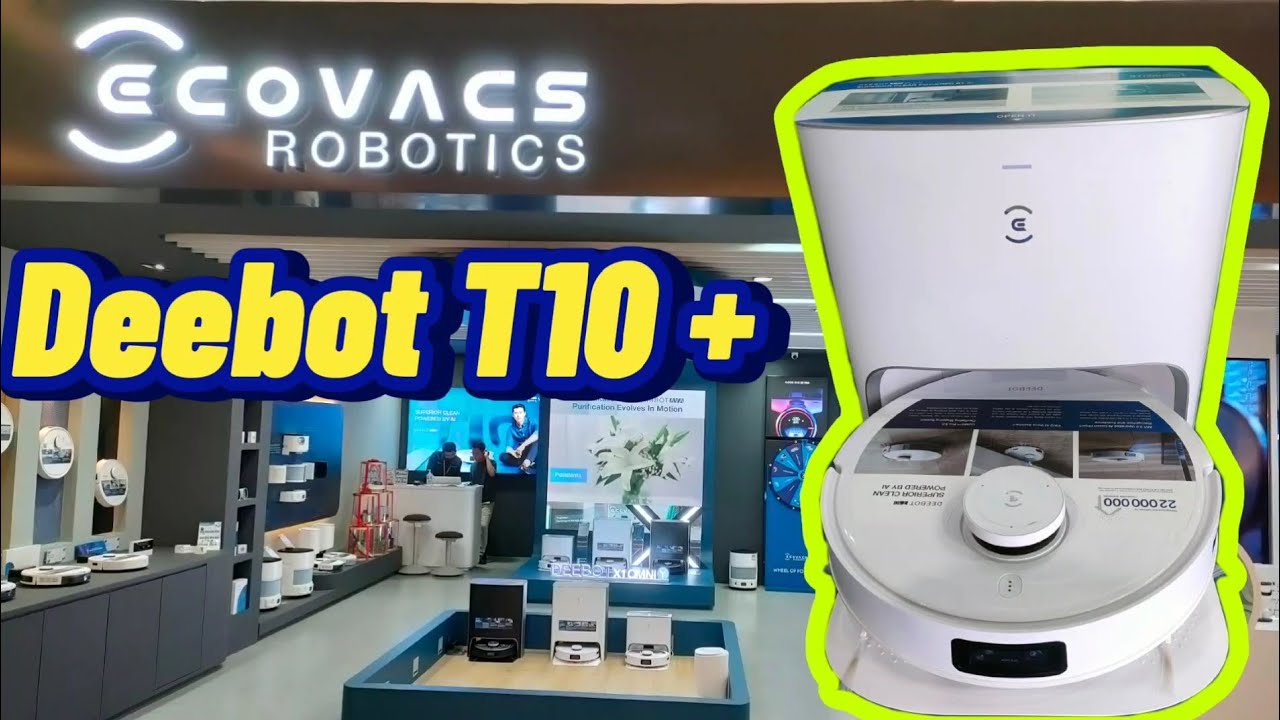 Ecovacs Deebot T10+ Robot Vacuum & Pel udah Pakai AI - YouTube