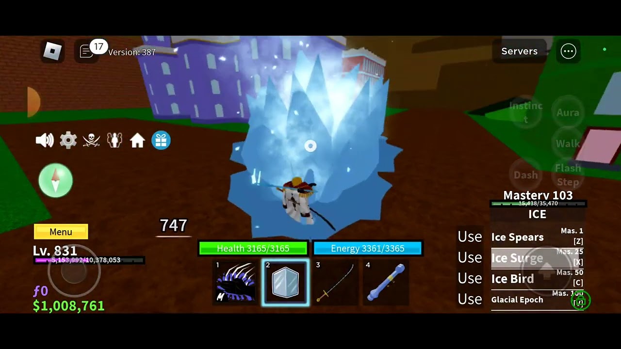 Ice users must watch!! Ice show off ( Blox fruits) - YouTube