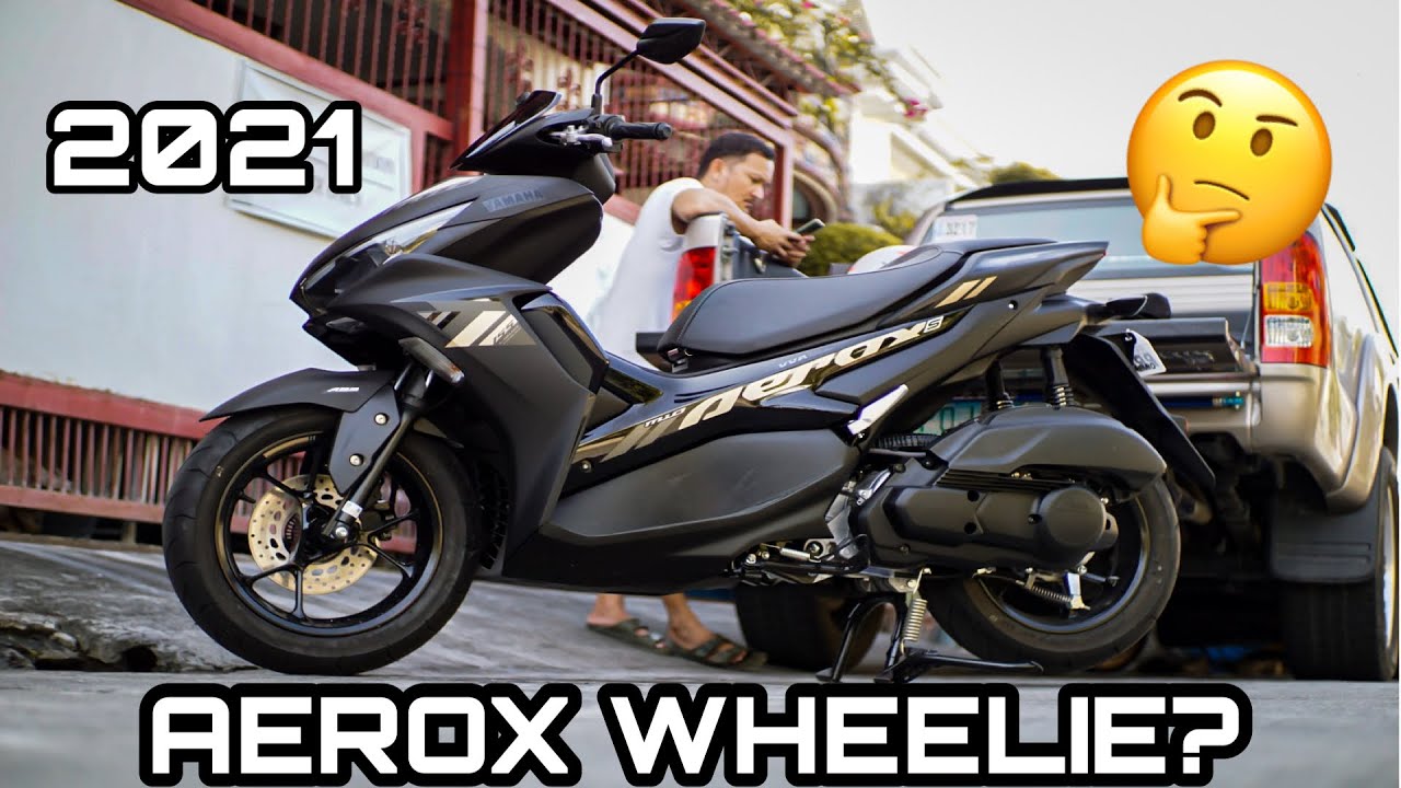 AEROX 2021 ALL STOCK WHEELIE TEST RIDE! - YouTube