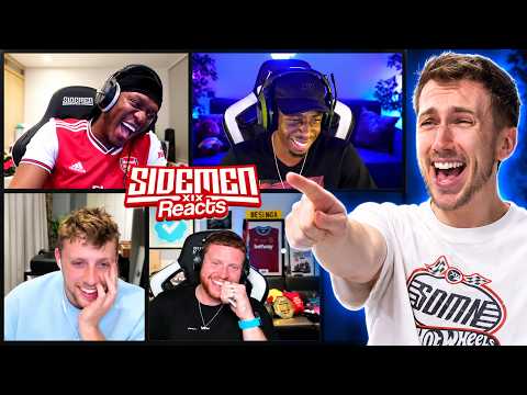 NEARLY 1 HOUR OF THE FUNNIEST SIDEMEN REACTS MOMENTS!
