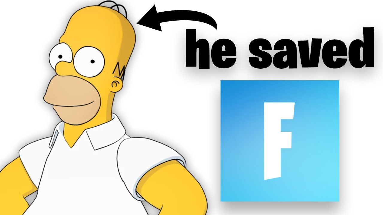 How The Simpsons Season Saved Fortnite - YouTube