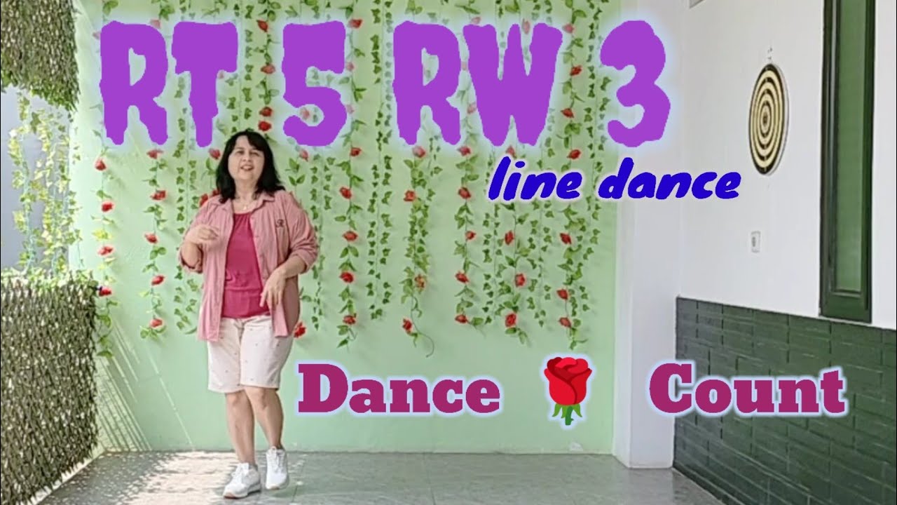 "RT 5 RW 3"line dance || demo💃: Rossy || Dance & Count|| Choreo ...
