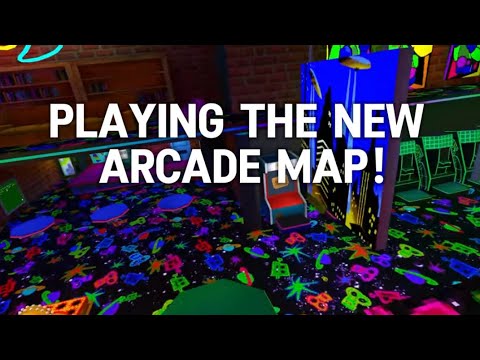Playing arcade games. (New map/update) - YouTube