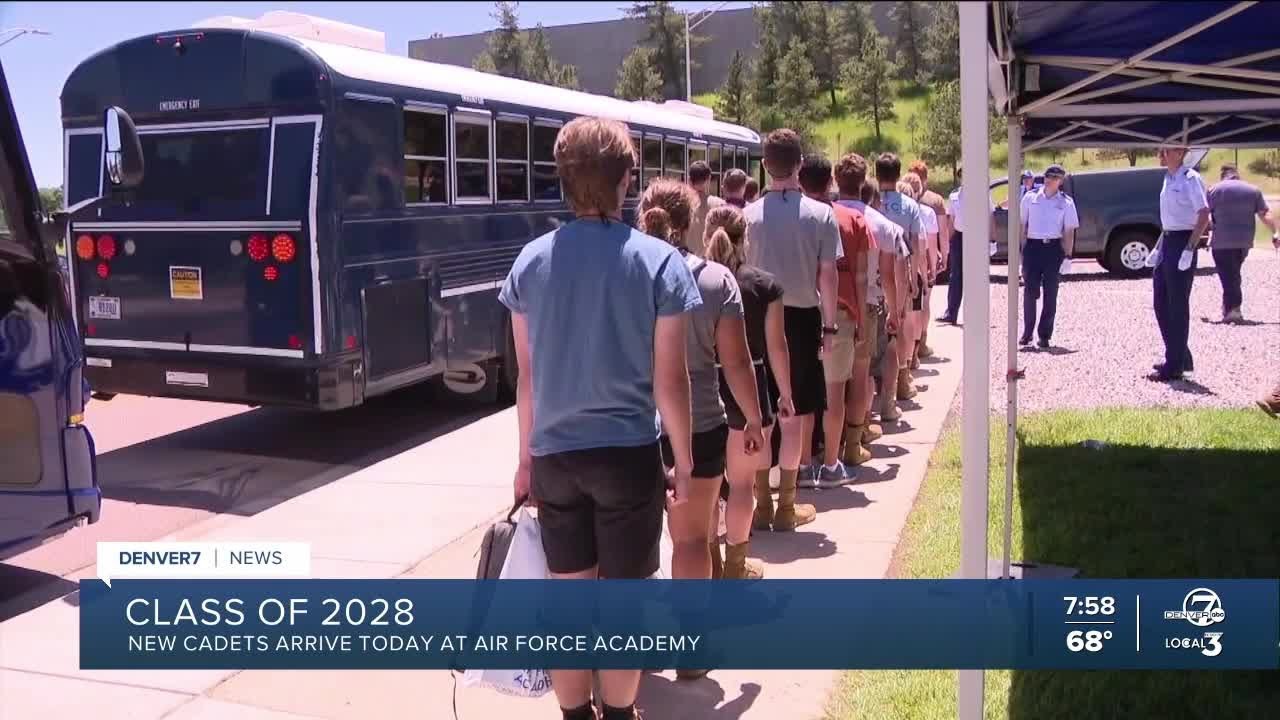 Class of 2028 arrives today at Air Force Academy - YouTube