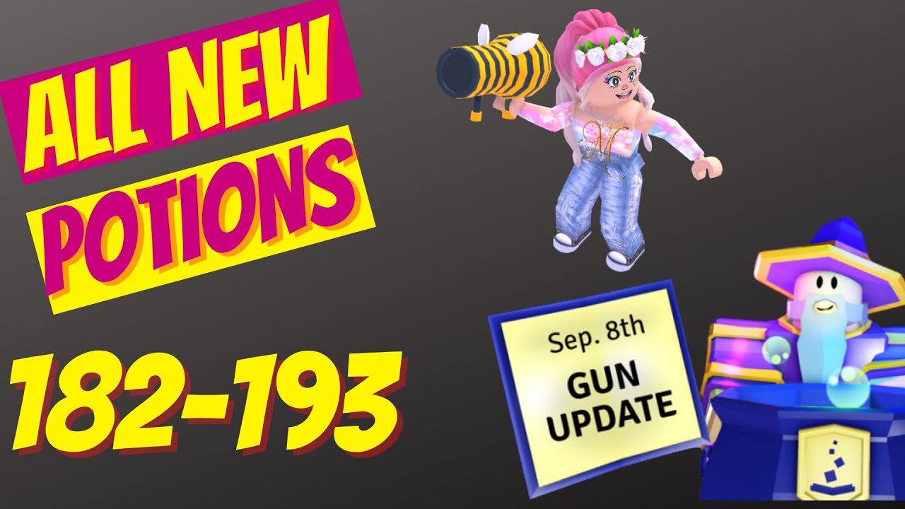 Roblox Wacky Wizards NEW potions - YouTube