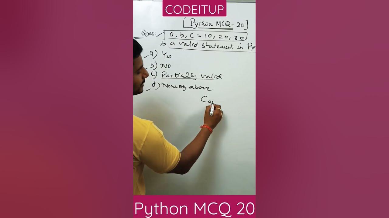 Shorts Python Mcq 20 Python Pythonmcq Pythonprogramming Pythontutorial Python3
