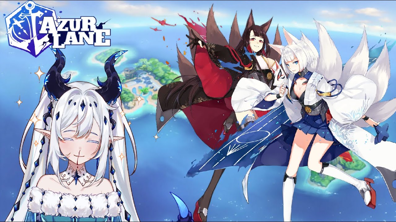 [VReverie Clips] Nova Aokami Meets The Fox Twins Of Azur Lane, Akagi ...
