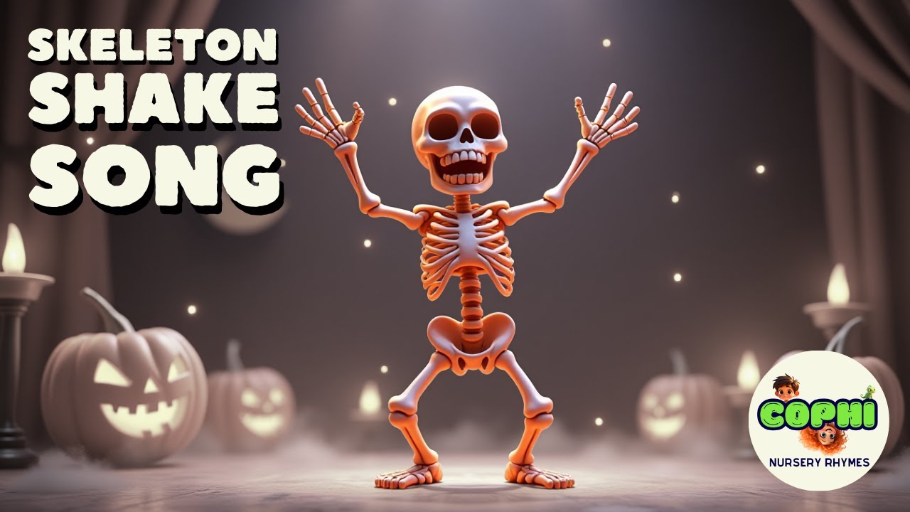 Skeleton Shake Song | Fun Halloween Dance Song for Kids | Spooky ...