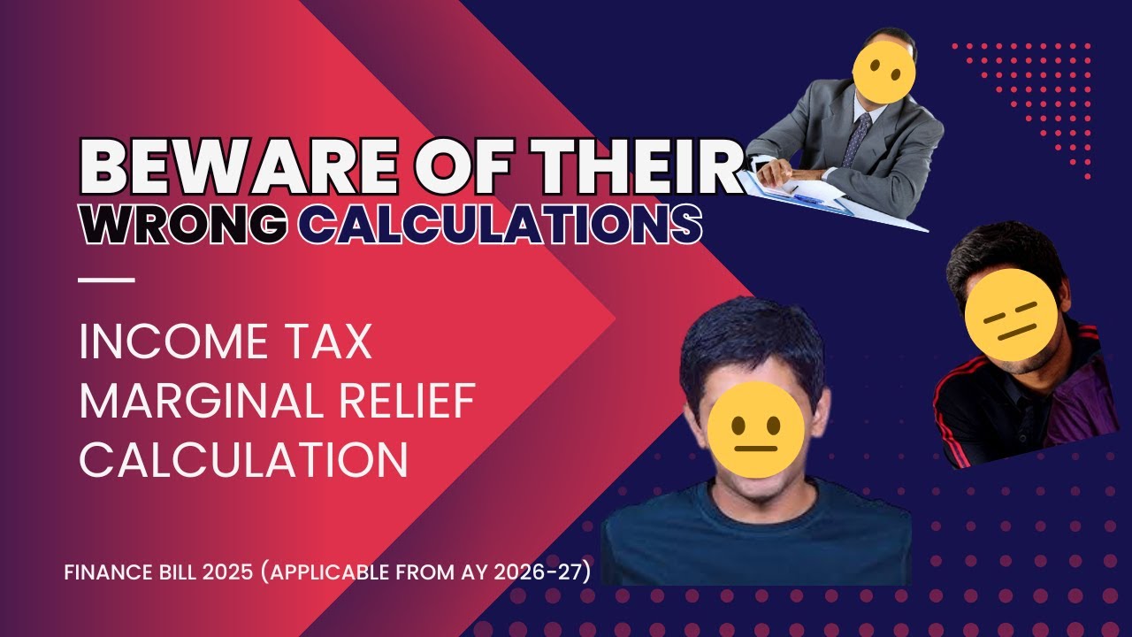 Budget 2025 Tax Calculation Marginal Relief - YouTube