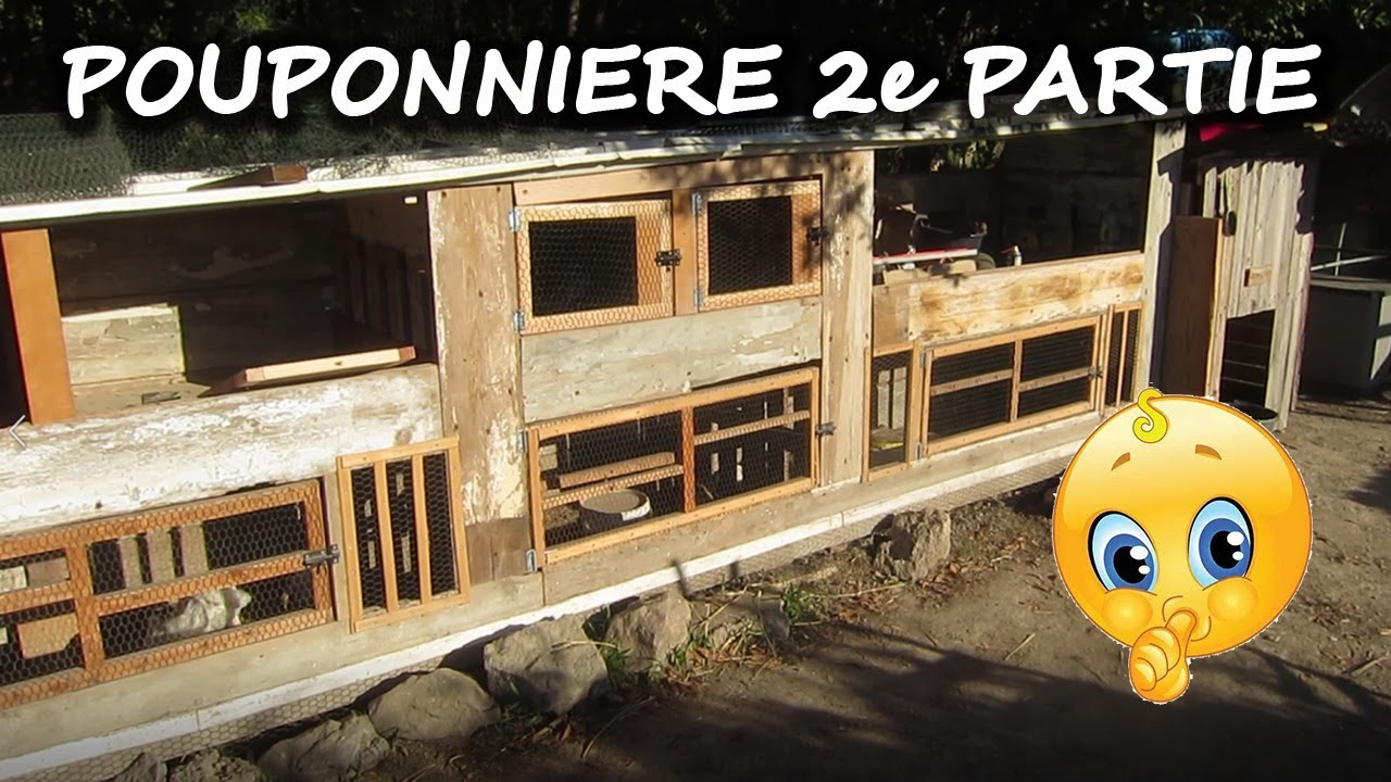 Faire des clapiers pas cher - Elevage de lapins - YouTube