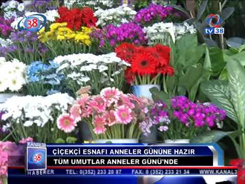 ÇİÇEKÇİ ESNAFI ANNELER GÜNÜNE HAZIR