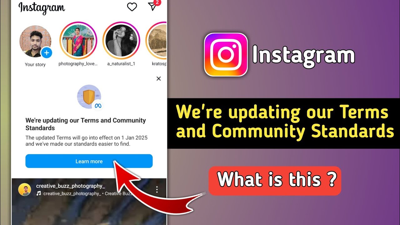 We're Updating Our Terms and Community Standards Instagram | Instagram ...