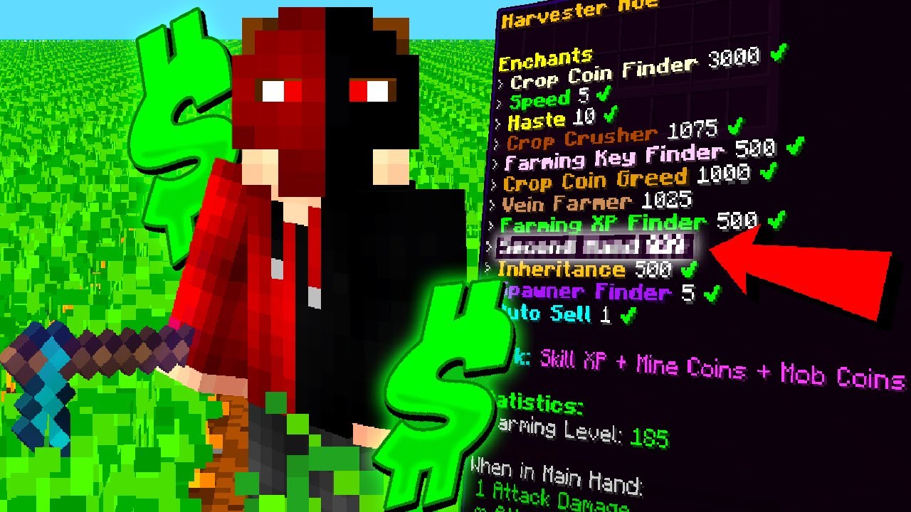 This INSANE ENCHANT Doubles EVERYTHING on Minecraft Skyblock Server ...